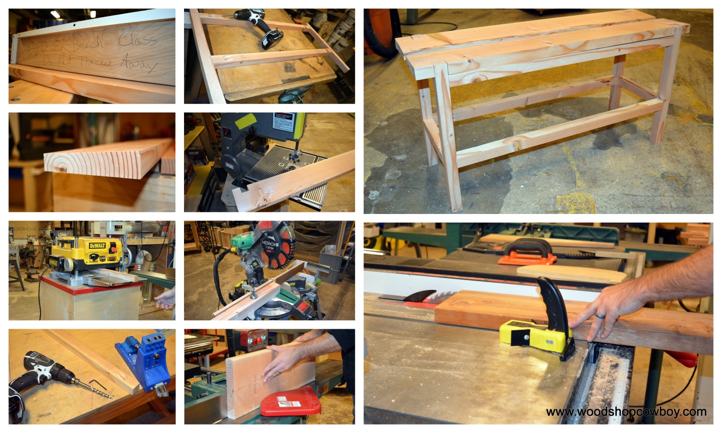 This Week in the Shop: The Split-Top Bench with Plans – WSC Designs